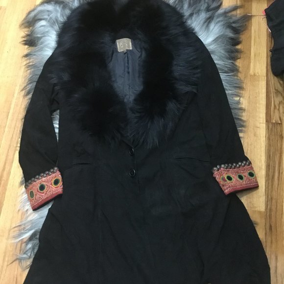 Double D Ranch | Jackets & Coats | Double D Ranch Suede And Fur Jacket ...